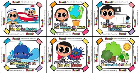 Efemérides Mes De Junio Imagenes Educativas