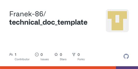 Github Franek 86 Technical Doc Template