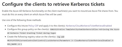 Azure Files With Kerberos Authentication Edtechjeff