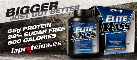SUPLEMENTOS DEPORTIVOS: Dymatize ELITE MASS GAINER 10 LB