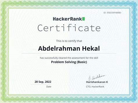 Abdelrahman Mohamad Hekal On Linkedin Glade To Share That I Have