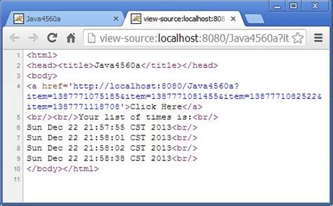 the servlet program java4560 session tracking using url by openstax