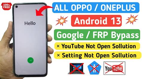 Oppo Android Frp Bypass Youtube