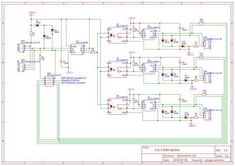 Dmx Splitter Easyeda Open Source Hardware Lab