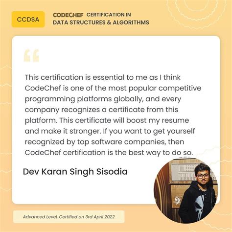 Codechef Dsa Certification Codinglife Codechef