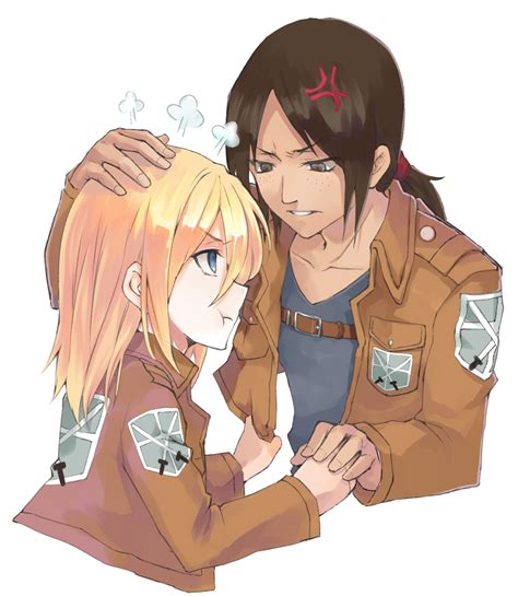 Christa Renz And Ymir Shingeki No Kyojin Drawn By Kumo Ryuun Danbooru