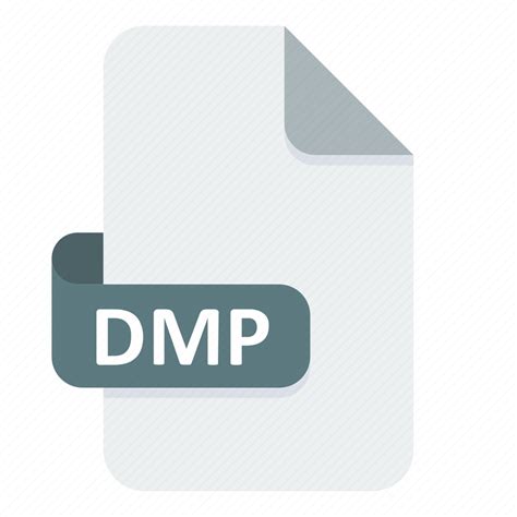 Extension Format File Dmp Document Icon Download On Iconfinder