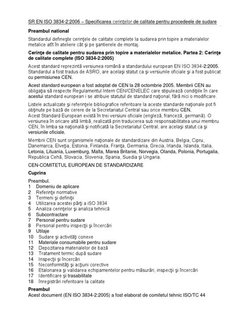 Sr En Iso 3834 2 2006 Pdf