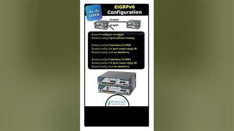 eigrp and eigrpv6 configuration example network config