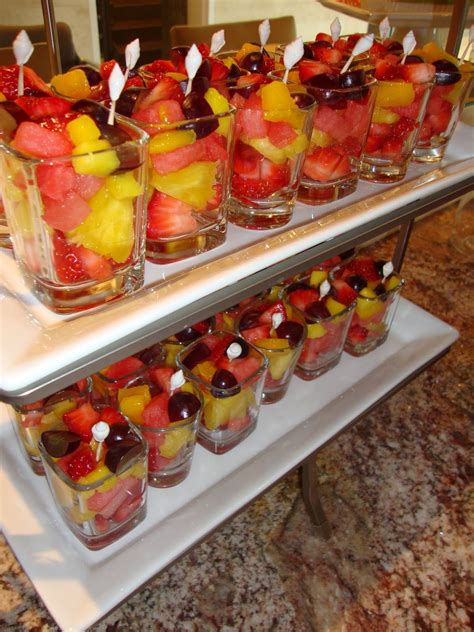 Tropical Fruit Cups Fingerfood