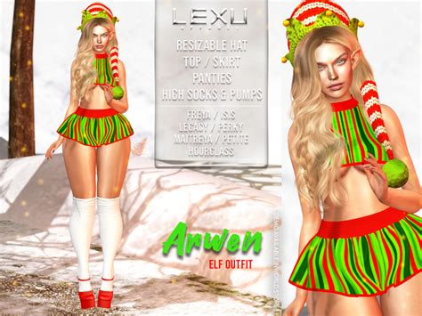 Second Life Marketplace Lexu Arwen Elf Outfit