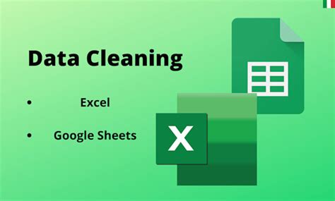Do Microsoft Excel Or Google Sheets Data Cleaning And Entry By