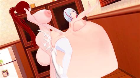 Rule 34 1futa 1girls 3d Belly Blob Big Belly Camtri Cum Cumflation