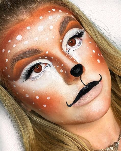 27 Creative Deer Makeup Ideas Easy Halloween Tutorials And Aesthetic Looks