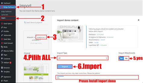 Tutorial Install Theme Bridge Tutorial Install Theme And Plugin Wordpress Premium