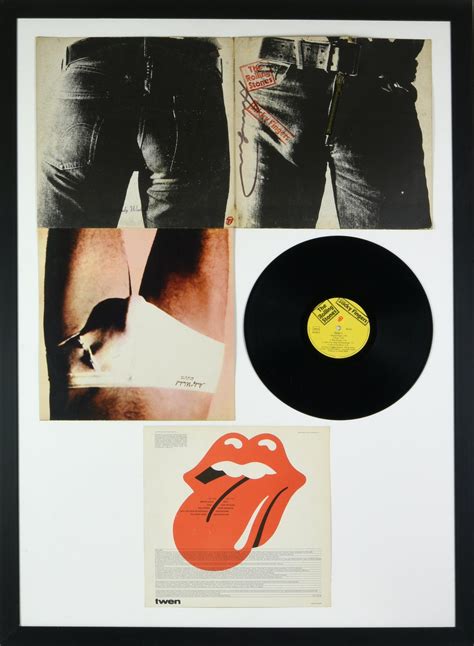 Andy Warhol 1928 1987 Sticky Fingers 1971 Lp Cm 31x31 Firma E