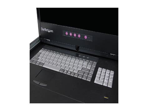 Startech Com Rackcond Hd U P Dual Rail Rackmount Lcd Console W Fingerprint Reader And
