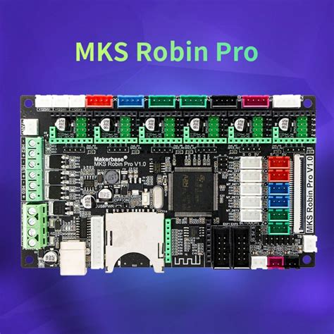 Makerbase Mks Robin Pro Control Board Motherboard 6 Axis 3 Head Printing Support For Marlin2 0