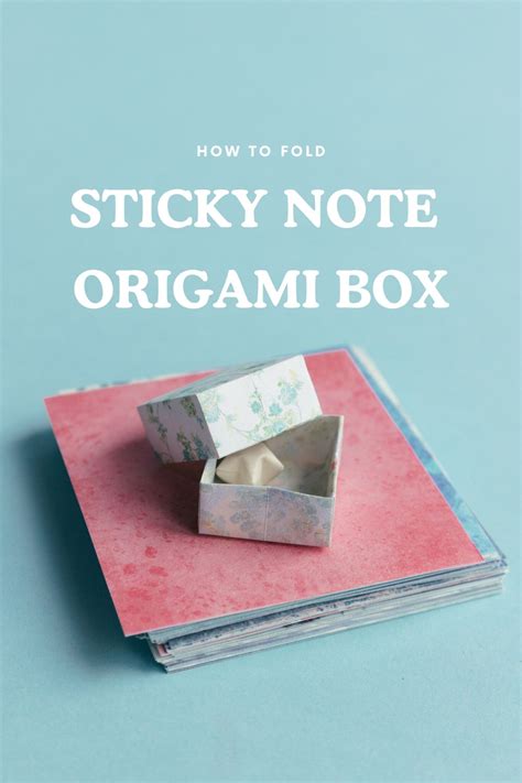 50 Easy Sticky Note Origami Instructions Origami Ok