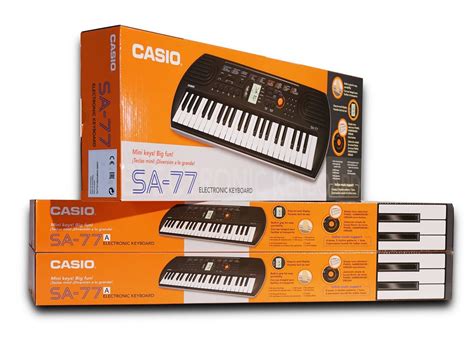 Casio Sa 77 Keyboard Med Mini Tangenter Lars Green Musik