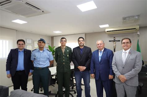 Presidente Da Alese Recebe Novo Comandante Do 28º Batalhão De Caçadores