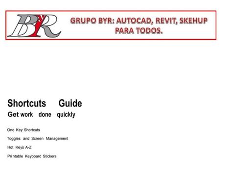Revit Keyboard Shortcuts Pdf