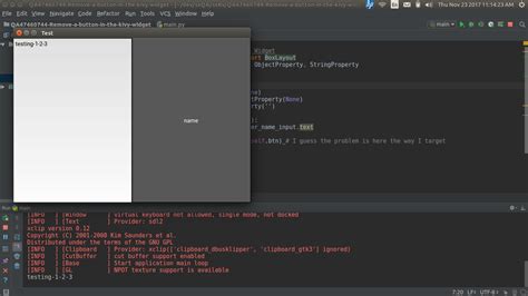 Python Remove A Button In The Kivy Widget Stack Overflow