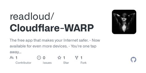 Cloudflare WARP DNS Resolver Setup Md At Main Readloud Cloudflare WARP GitHub
