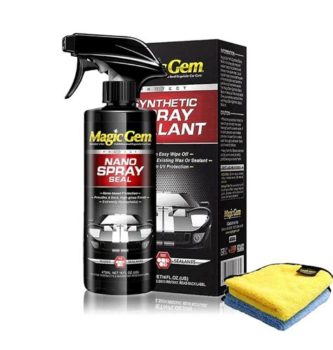 Mag 에이지ic Gem 자동차 코팅 스프레이 406ml16액량 온스 퀵 이펙트 코팅제 나노 씰 29366 티몬
