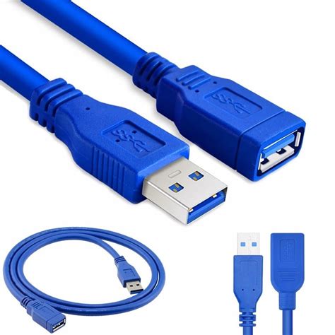 ᐉ Кабель подовжувач для Usb порта Addap Um2f 01 Usb 3 0 Male To Usb 3 0 Female 5 Гбіт с 1 метр