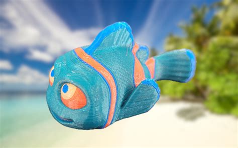 3d프린트 3d작품전시 155 니모 nimo 멀티컬러3d프린팅
