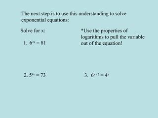 Common Natural Logarithms PPT