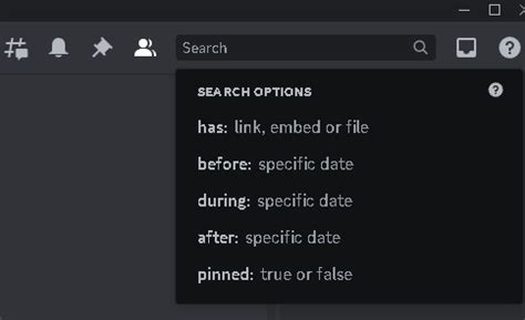 Search Options From And Mentions Missing R Discordapp