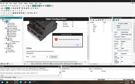 Unable To Upload Sketch All Of A Sudden Opta Arduino Forum