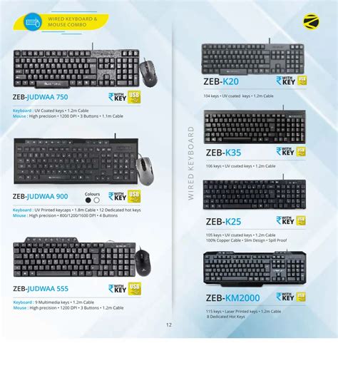 Zebronics Judwaa 555 Keyboard And Mouse Combo At Rs 599 Piece Mouse