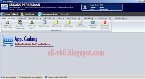 source code aplikasi pengolahan data stok gudang vb6 mysqlserver kumpulan source code
