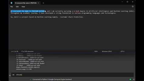 My Latest Project On Customer Churn Prediction Pratham Asthana Posted