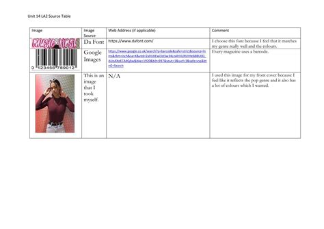 Source Table Template Docx DocDroid