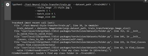 dataset for training · issue 7 · eriklindernoren fast neural style transfer · github