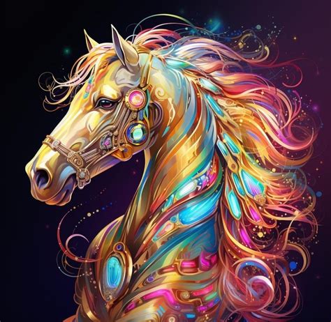 دانلود عکس پروفایل اسب سلطنتی و رنگی