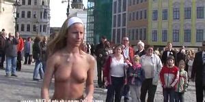 Slim Flasher Has Fun In Public Tnaflix Com