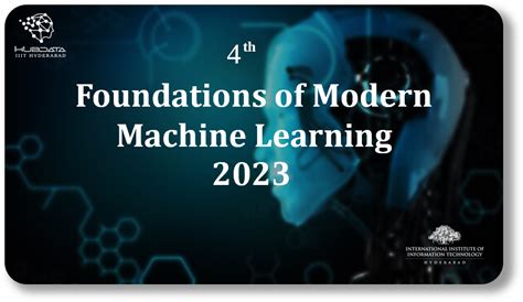 foundations of modern machine learning august 2023
