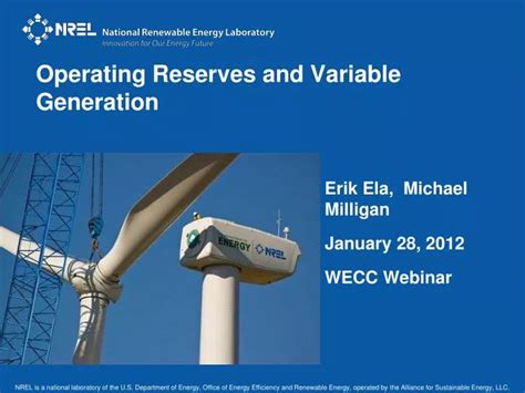 Ppt Operating Reserves And Variable Generation Powerpoint Presentation Id 3214275