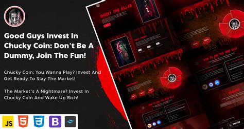Chucky Meme Killer Token Bootstrap And Tailwind Template