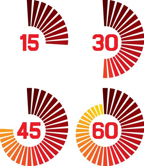 Timer Icon Set Vector Art At Vecteezy