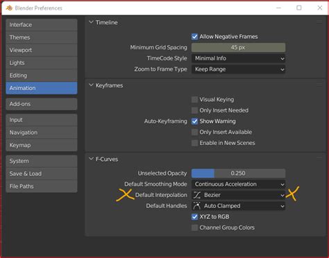 How To Add Linear Interpolation To All Keyframes At Once Animation And Rigging Blender