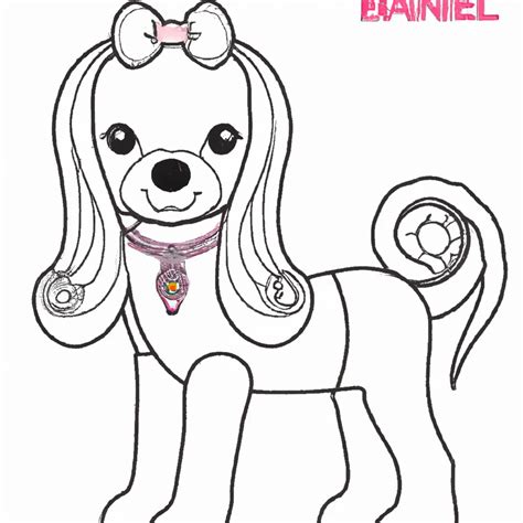 Cachorro Da Barbie Desenhos Para Imprimir E Colorir Que V O Encantar Voc