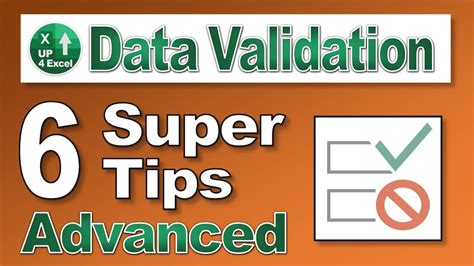 Excel Data Validation Demystified 6 Genius Tips You Didnt Know Existed Youtube