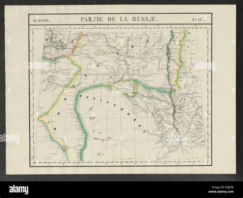 Ural River Map Russia
