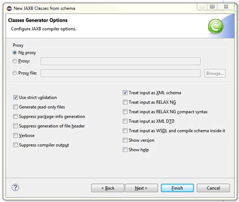 Creating A New Jaxb Project